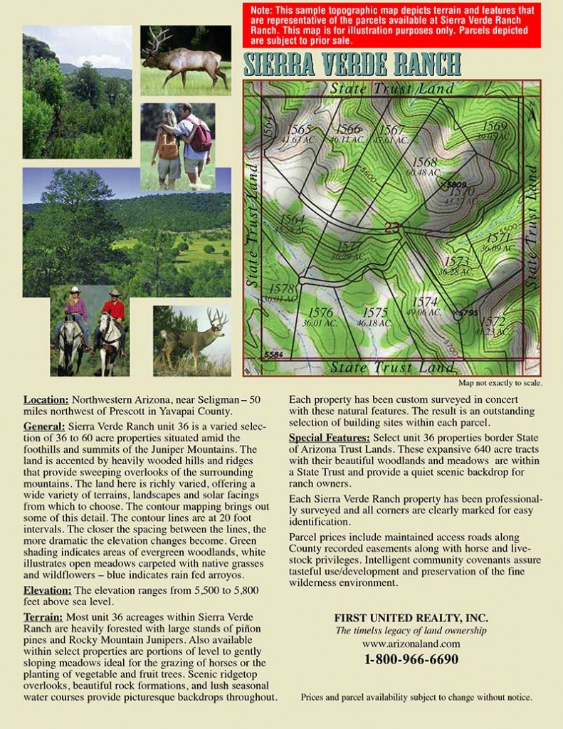 Topo Map - Arizona Land for Sale